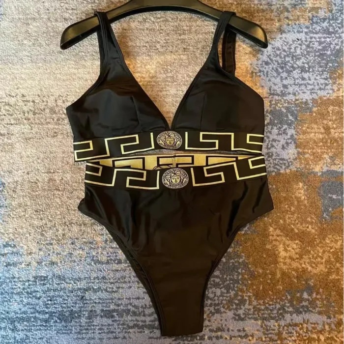 Versace Greca Border One-Piece Swimsuit – Iconic Medusa & Greca Design ...